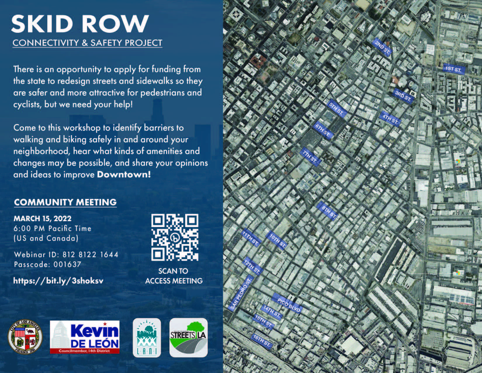 Skid Row Connectivity & Safety Project – Community Meeting – Downtown ...